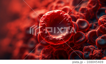 Macro medical background. Generative Ai.のイラスト素材 [108045409] - PIXTA