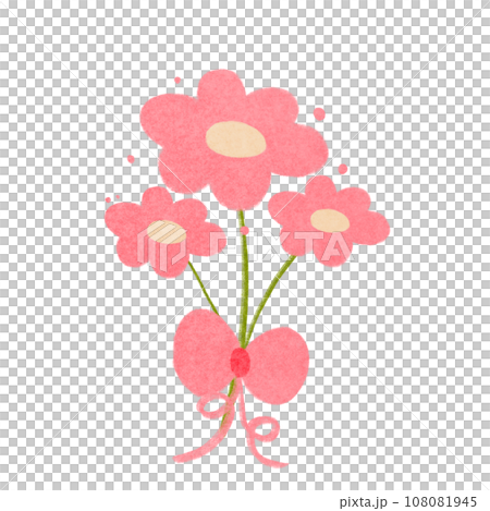 Flower bouque-插圖素材 [108081945] - PIXTA圖庫