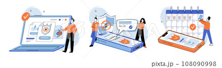 Malware spyware virus. Vector illustration....のイラスト素材 [108090998] - PIXTA