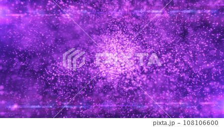 Purple background of many blurred circles with...のイラスト素材 [108106600 ...