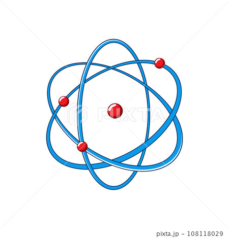 micro atom cartoon vector illustrationのイラスト素材 [108118029] - PIXTA