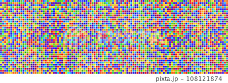 Abstract seamless mosaic pixel art pattern.のイラスト素材 [108121874] - PIXTA