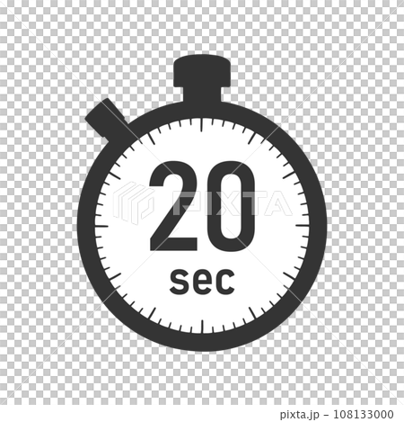 20 second timer/stopwatch illustration material - Stock Illustration ...