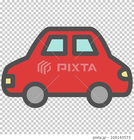 Simple vehicle color single item icon car - Stock Illustration ...