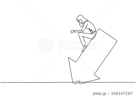 Single continuous line drawing sluggish...のイラスト素材 [108147287] - PIXTA