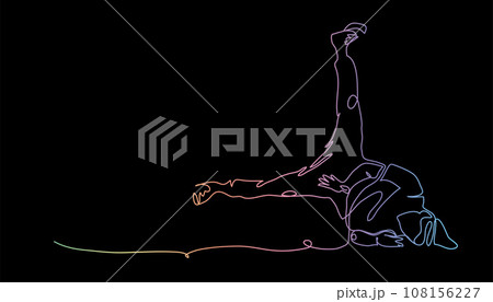 Breakdance, street dance vector illustration....のイラスト素材 [108156227] - PIXTA