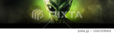 Portrait of an alien concept, a foreigner,...のイラスト素材 [108249668] - PIXTA