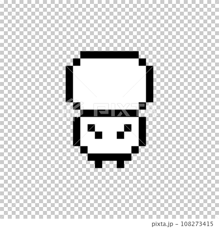 像素藝術角色 (Nopperabou)-插圖素材 [108273415] - PIXTA圖庫