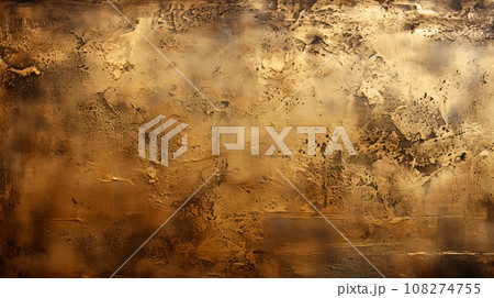 Abstract gold weathered wall painted backgroundのイラスト素材 [108274755] - PIXTA