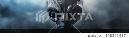 Portrait of an alien concept, a foreigner,...のイラスト素材 [108341457] - PIXTA