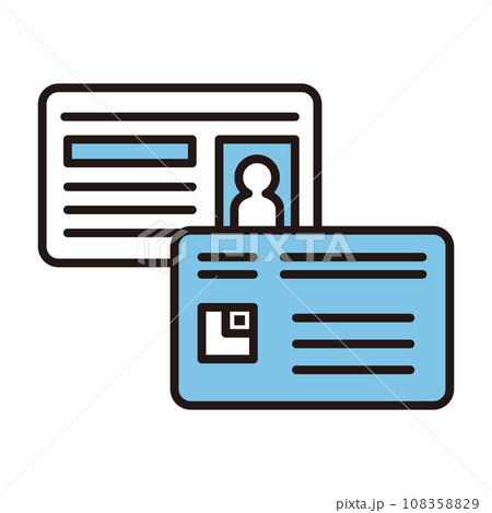 身分証のイラスト素材 [108358829] - PIXTA
