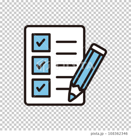 書類 紙 記入 アイコンのイラスト素材 [108362346] - PIXTA
