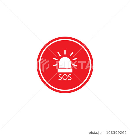 sos icon vectorのイラスト素材 [108399262] - PIXTA