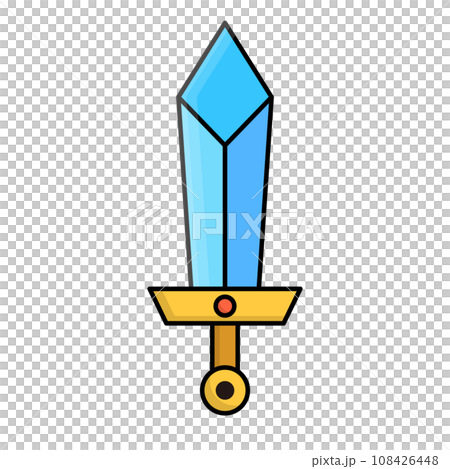 Sacred sword icon. weapon. vector. - Stock Illustration [108426448] - PIXTA