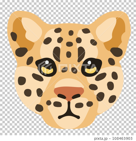 leopard head icon - Stock Illustration [108463903] - PIXTA