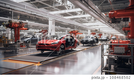 Formula 1 assembly plant. Formula 1...のイラスト素材 [108468502] - PIXTA