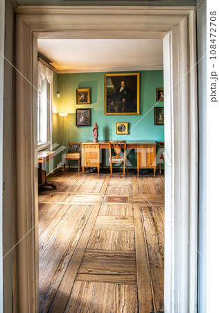 Interior of Johann Wolfgang von Goethe museum...の写真素材 [108472708] - PIXTA