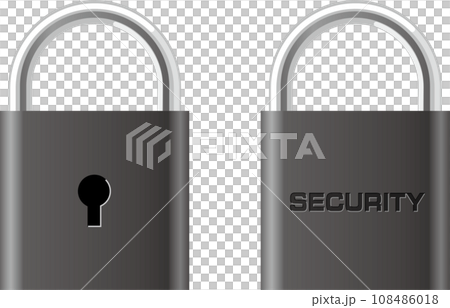 Security mark expressed with a realistic key - Stock Illustration ...