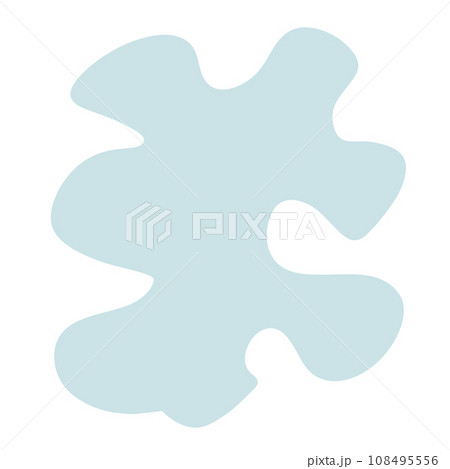 Light Blue Abstract Shape illustration Abstract...のイラスト素材 [108495556 ...