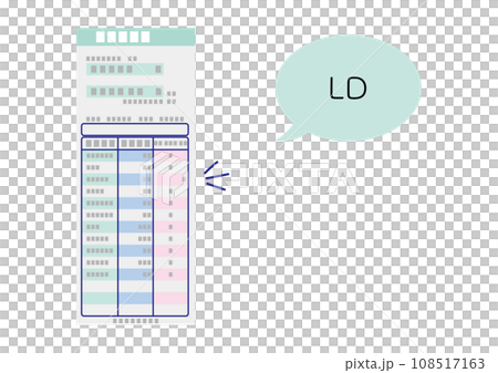 Blood test result report, LD abnormal value - Stock Illustration ...