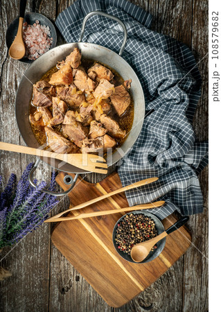 Stewed pork shoulder.の写真素材 [108579682] - PIXTA