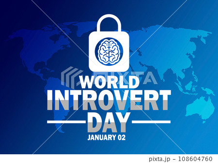 World Introvert Dayのイラスト素材 [108604760] - PIXTA