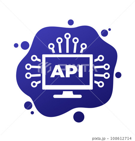 API and software integration vector iconのイラスト素材 [108612714] - PIXTA