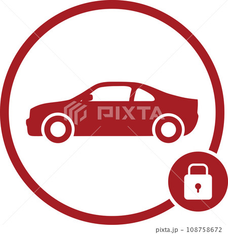 Car lock icon, symbolのイラスト素材 [108758672] - PIXTA