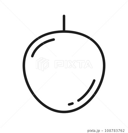 Rosehip or briar berries, ripe organic berry...のイラスト素材 [108783762] - PIXTA