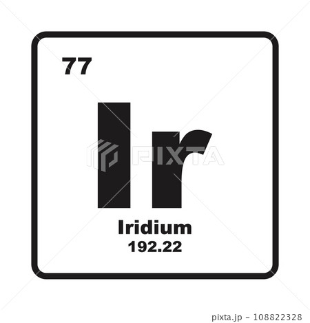 Iridium chemistry iconのイラスト素材 [108822328] - PIXTA