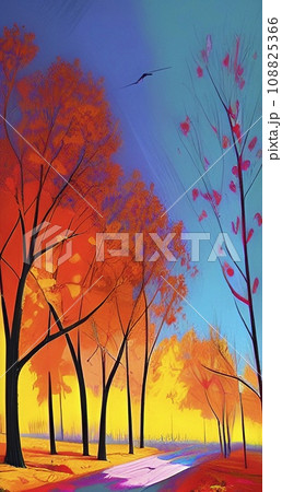 Endless Color Palette. Journey to the Magic of...のイラスト素材 [108825366 ...