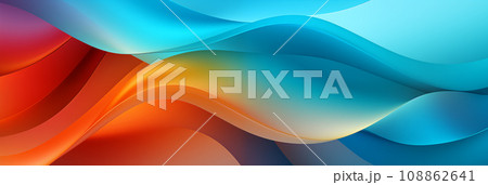 Abstract background with vivid colors, soft...のイラスト素材 [108862641] - PIXTA