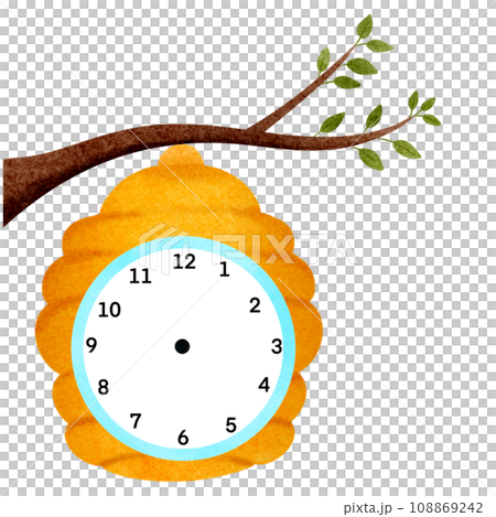 The clock has no hands. - Stock Illustration [108869242] - PIXTA