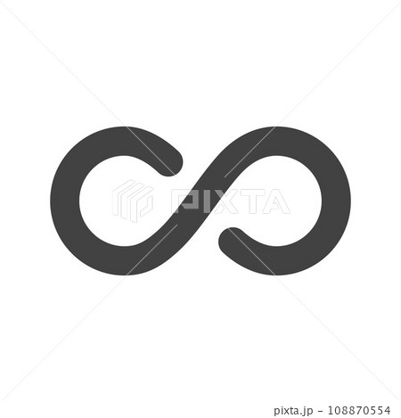 Infinity icon vector image.のイラスト素材 [108870554] - PIXTA