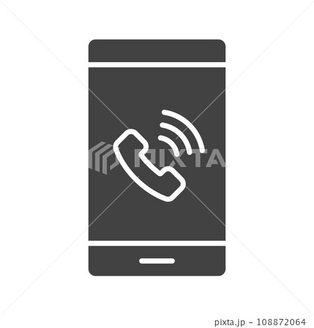 Dial Call icon vector image.のイラスト素材 [108872064] - PIXTA