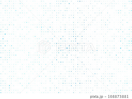 Bright blue small square dots abstract backgroundのイラスト素材 [108873881 ...