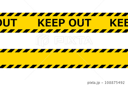 KEEPOUTのイラスト素材 [108875492] - PIXTA