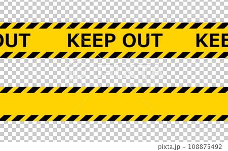 KEEPOUTのイラスト素材 [108875492] - PIXTA