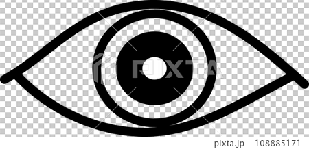 Eye symbol mark PNG & vector - Stock Illustration [108885171] - PIXTA