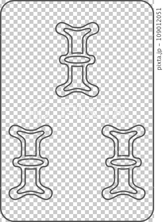 Line drawing mahjong tile single item icon... - Stock Illustration ...