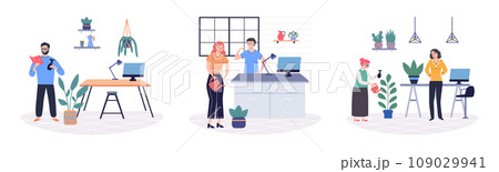 Colleagues vector illustration. Fellow...のイラスト素材 [109029941] - PIXTA