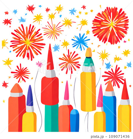 Fireworksのイラスト素材 [109071436] - PIXTA