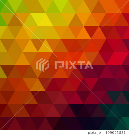 Color triangular background. Design element....のイラスト素材 [109095881] - PIXTA