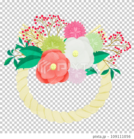 Illustration of shimenawa decorated with... - Stock Illustration ...