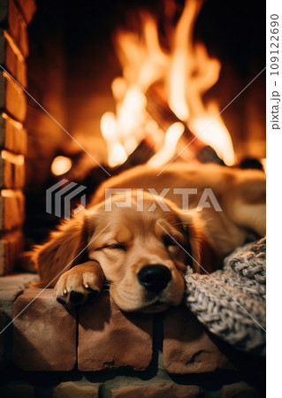 Hygge comforting atmosphere creating by...のイラスト素材 [109122690] - PIXTA