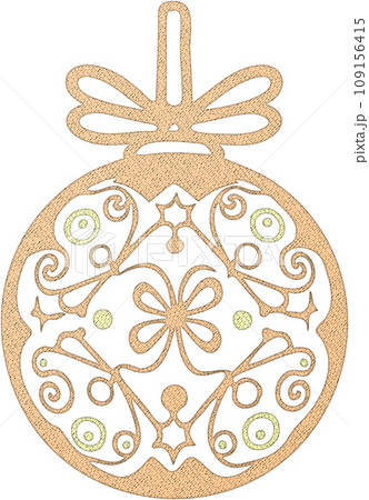 Patchwork Christmas Ball Clipartのイラスト素材 [109156415] - PIXTA