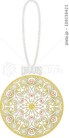 Patchwork Christmas Ball Clipartのイラスト素材 [109156421] - PIXTA