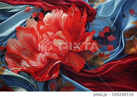 Beautiful fabric, background texture....のイラスト素材 [109266538] - PIXTA