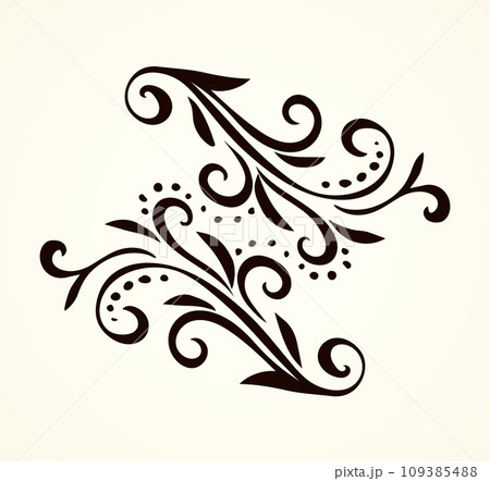 Vignette. Vector drawingのイラスト素材 [109385488] - PIXTA