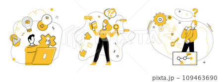 Creative process vector illustration....のイラスト素材 [109463690] - PIXTA